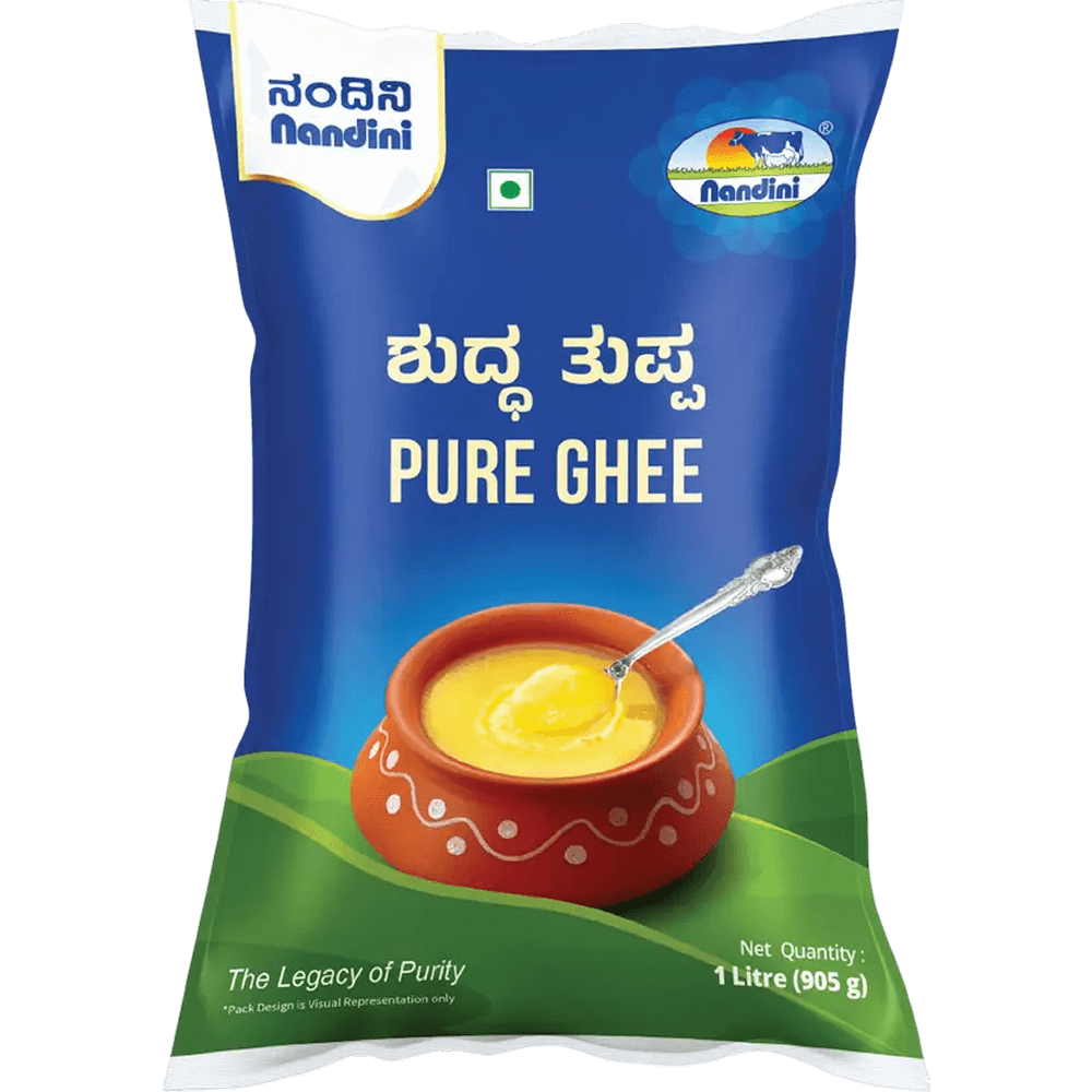 SmartQuick | Nandini Pure Cow Ghee 1 L (Pouch)