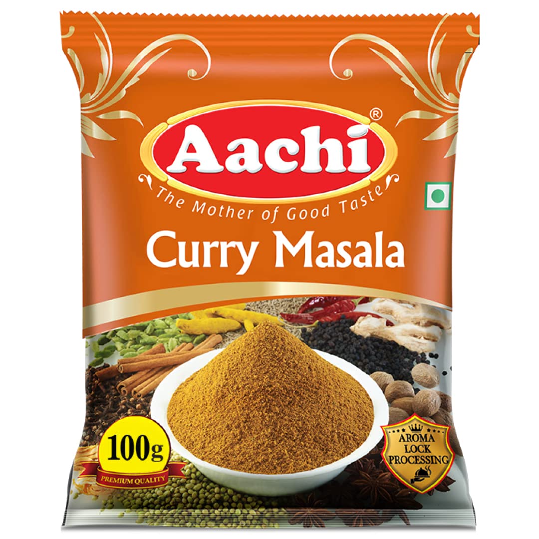 SmartQuick | Aachi Curry Masala Powder Pouch, 100 Gram, Vegetable Masala
