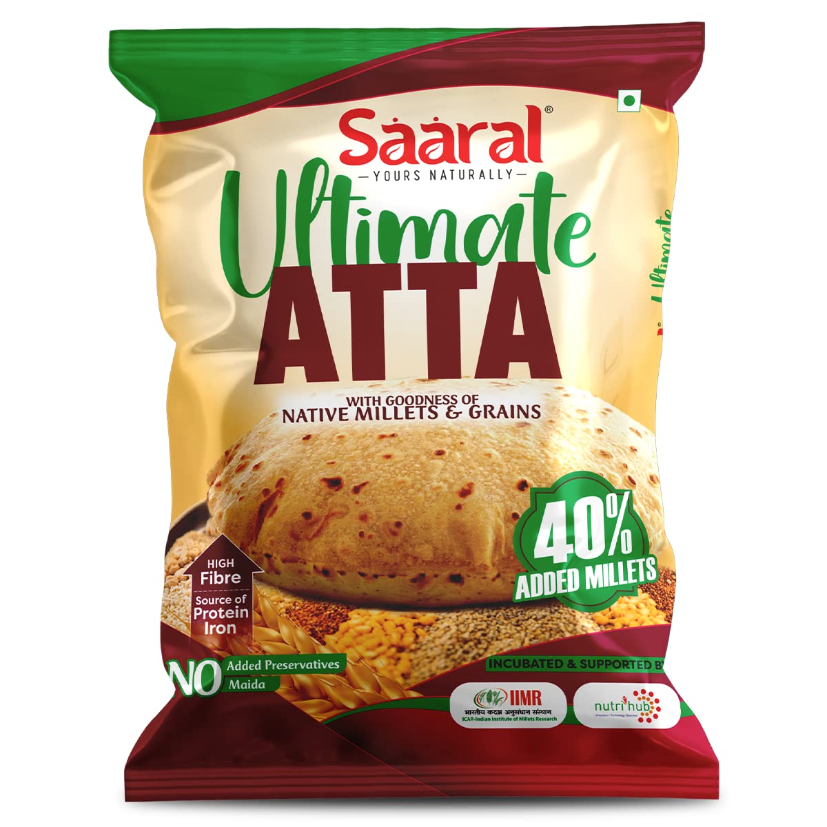 SmartQuick | Saaral Ultimate Atta/Multi Millet Atta 1kg| Diabetic ...