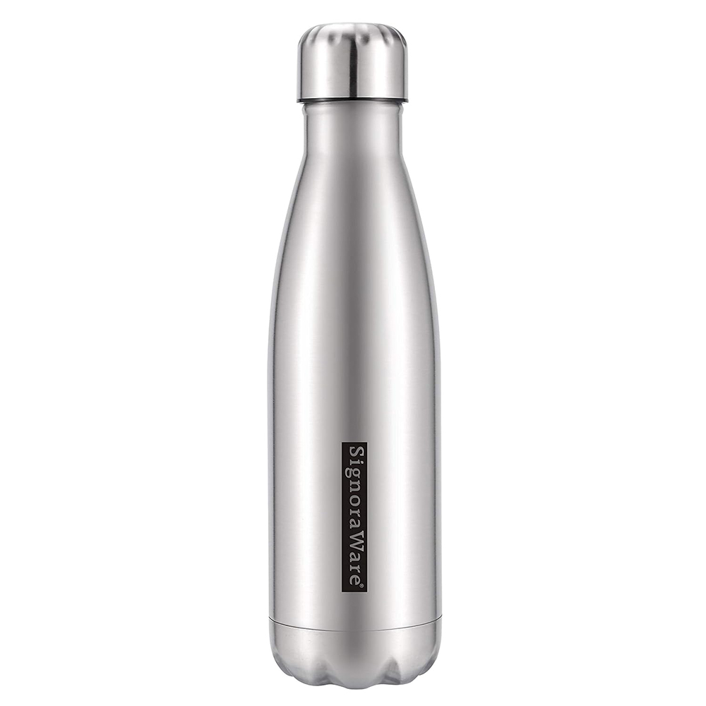 SmartQuick | Signoraware Aace Single Wall Steel Water Bottle, 500 ml ...